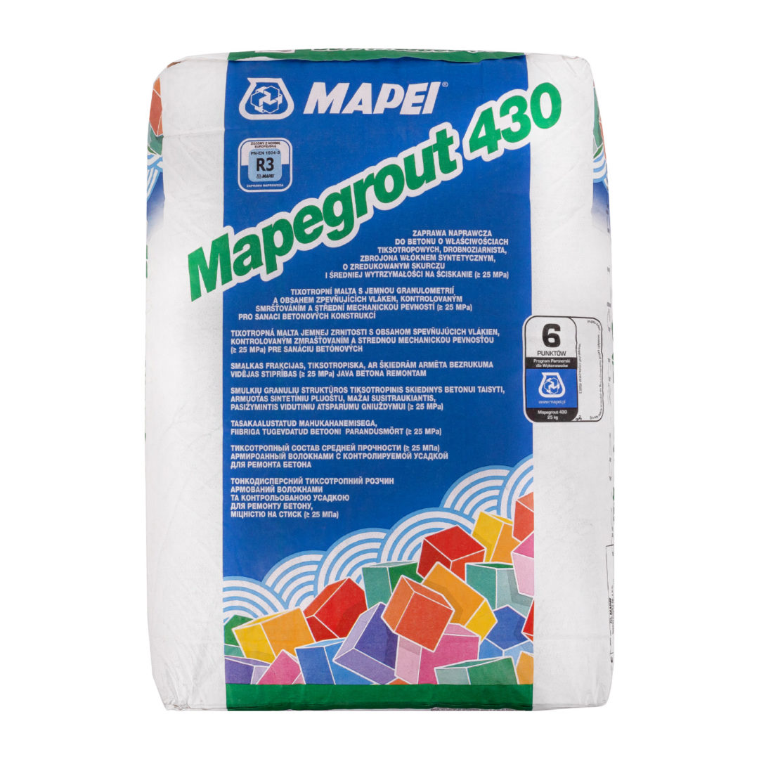 Zaprawa naprawcza MAPEI MAPEGROUT 430 25kg - Fugi.pl ZAPRAWA NAPRAWCZA