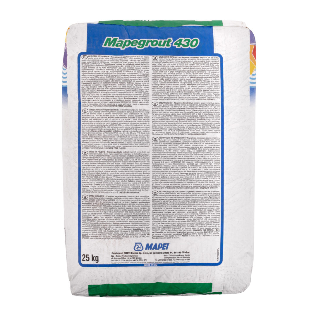 Zaprawa naprawcza MAPEI MAPEGROUT 430 25kg - Fugi.pl ZAPRAWA NAPRAWCZA