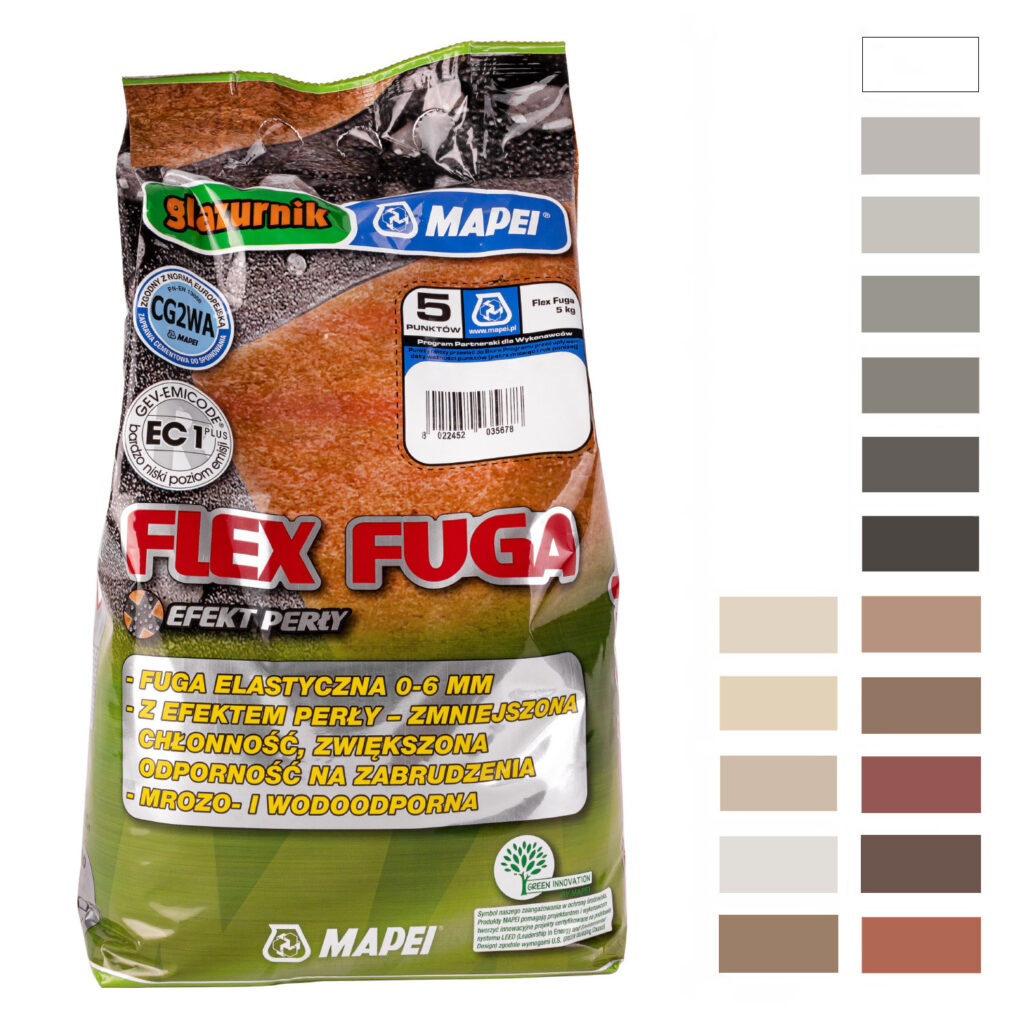Zestaw MAPEI fuga ULTRACOLOR PLUS 5kg + silikon MAPESIL AC - Fugi.pl